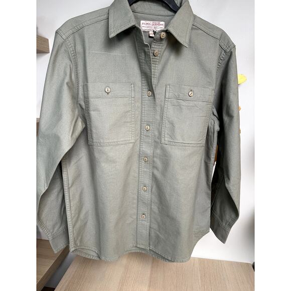 Filson | Tops | Filson Womens Field Chamois Shirt Desert Sage Size S ...
